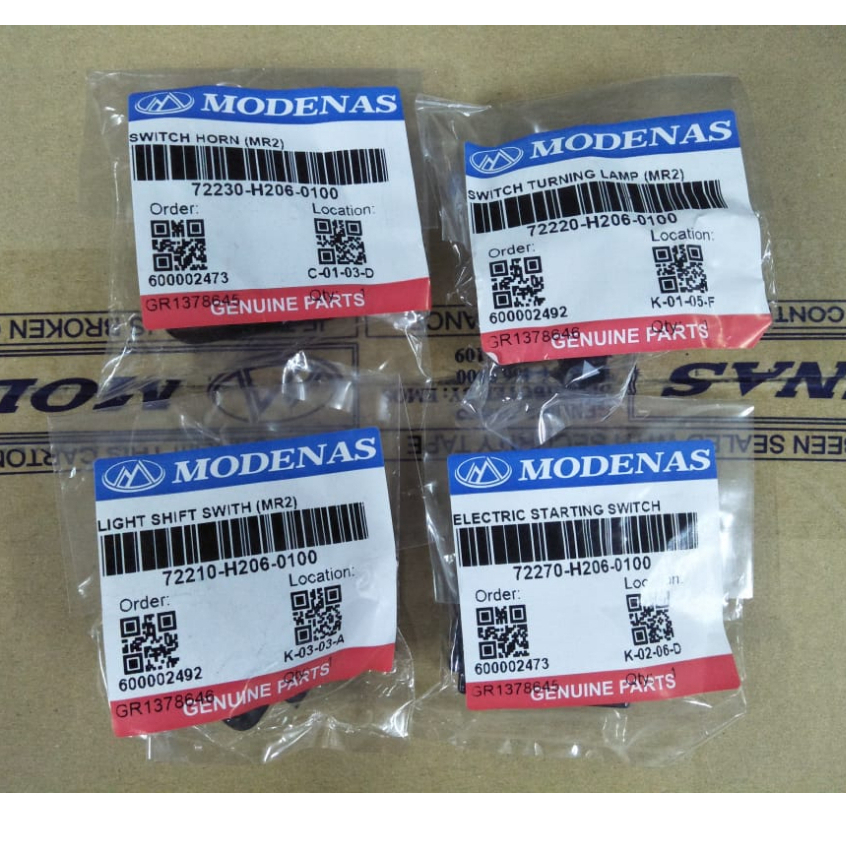 MODENAS MR2 LIGHT SHIFT / SWITCH TURNING SIGNAL / HORN / ELECTRIC ...