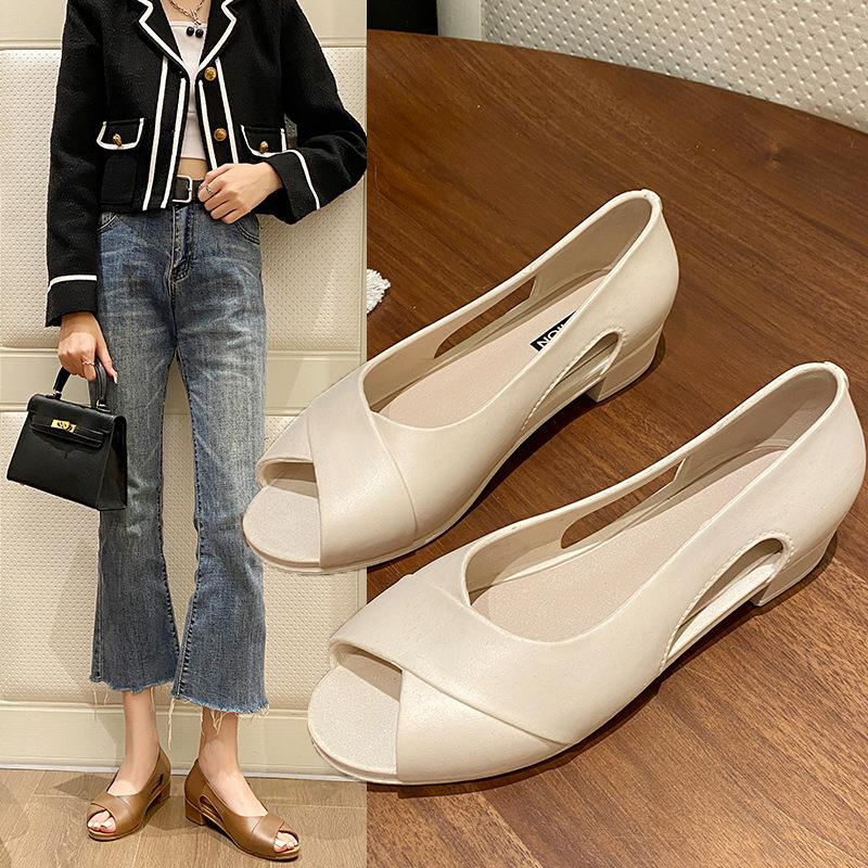 TKS&CO. Women Shoe Ballet Flats Shoe Soft Rubber Material non-slip ...