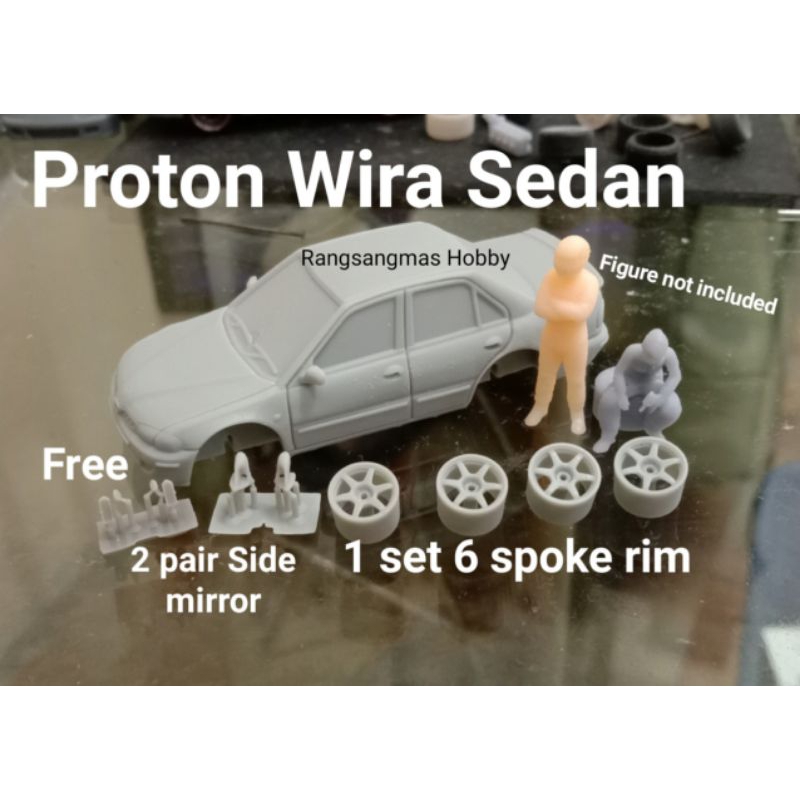 1:64 Proton wira sedan [LOW POLY] or [high poly] scale 1/64 diorama ...