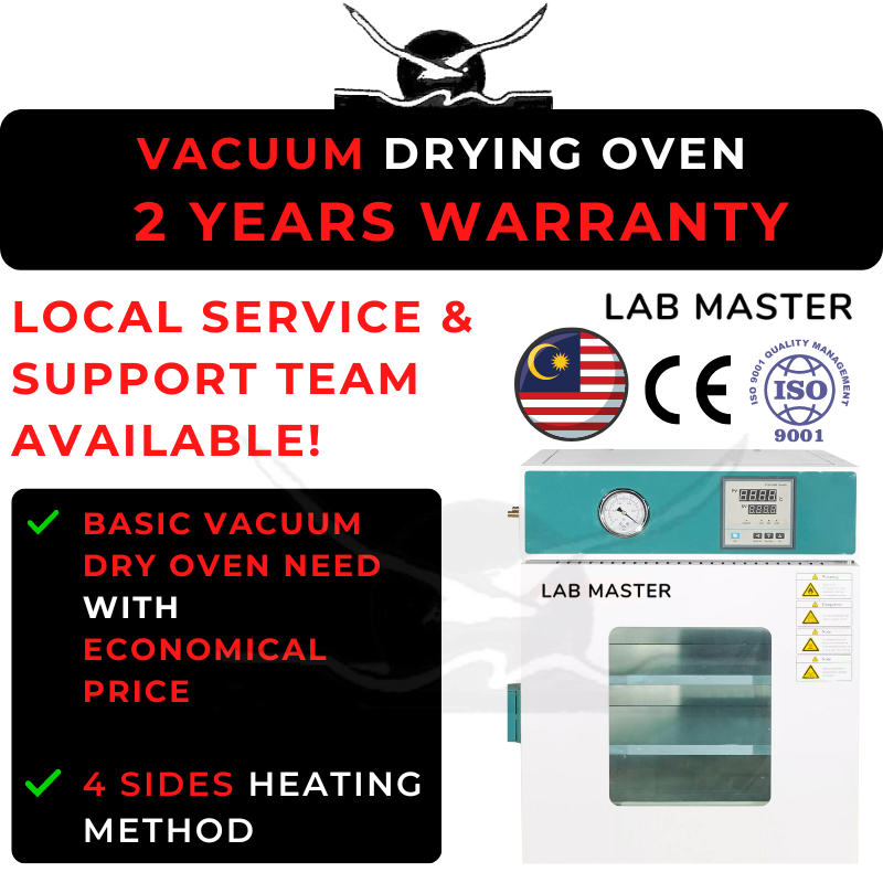 LAB MASTER/MALAYSIA Vacuum Drying Oven with 4 Sides Heating Method ...