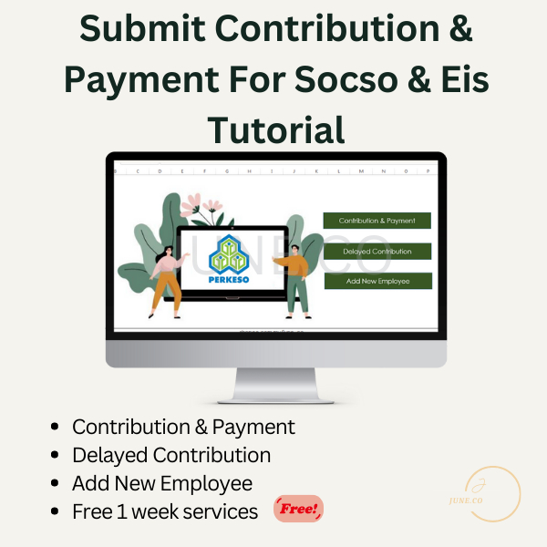 Submit Contribution & Payment For Socso & Eis Tutorial Hantar Caruman ...