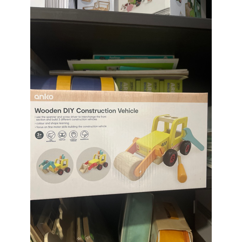 KMART Wooden DIY CONSTRUCTION VEHICLE | Shopee Malaysia