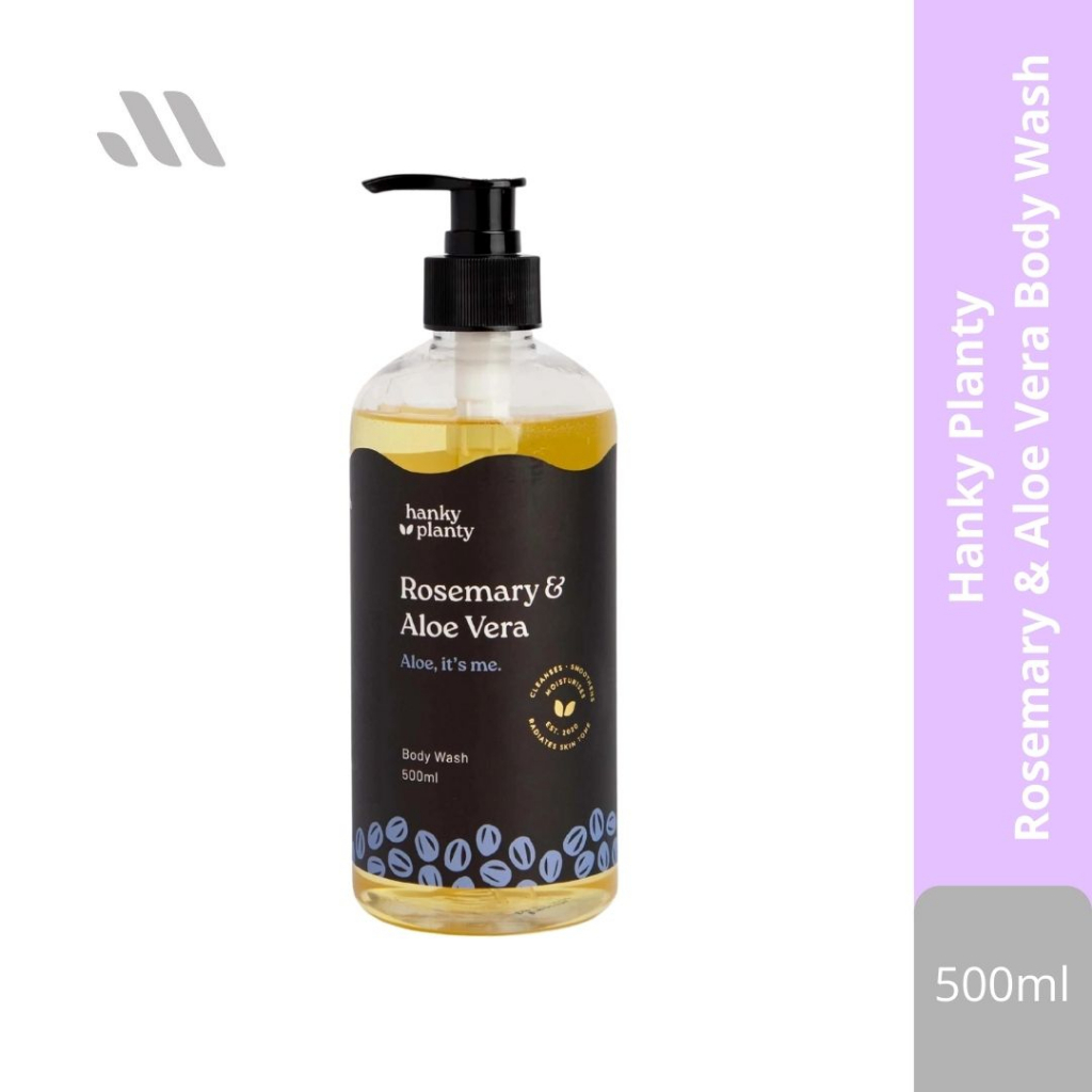 Hanky Planty Body Wash Rosemary And Aloe Vera 500ml Shopee Malaysia