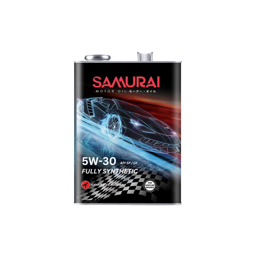 Samurai Japan Engine Oil Fully Synthetic 5W30 API SP/CF Perodua Proton ...