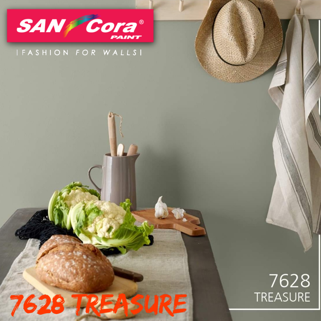 SINAR SANCORA 7628 TREASURE 5 LITER I EMULSION Interior Exterior Wall ...