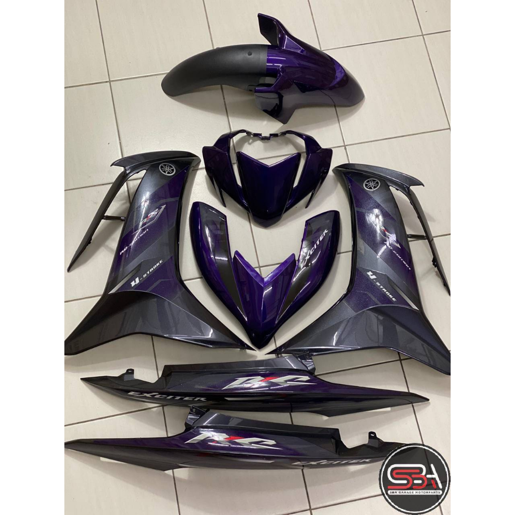 COVERSET BODYSET LC135 LC V8 DR RC EXCITER PURPLE GREY FUEL INJECTION ...