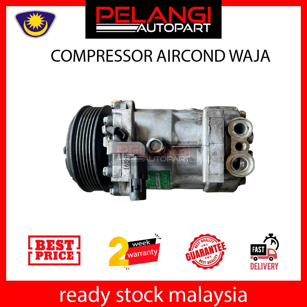 COMPRESSOR AIRCOND PROTON WAJA CAMPRO (SANDEN SYSTEM) | Shopee Malaysia