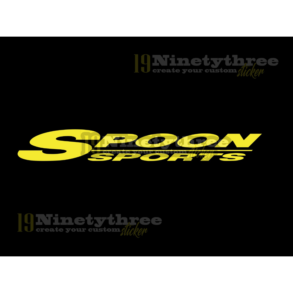 sticker spoon sport honda | Shopee Malaysia