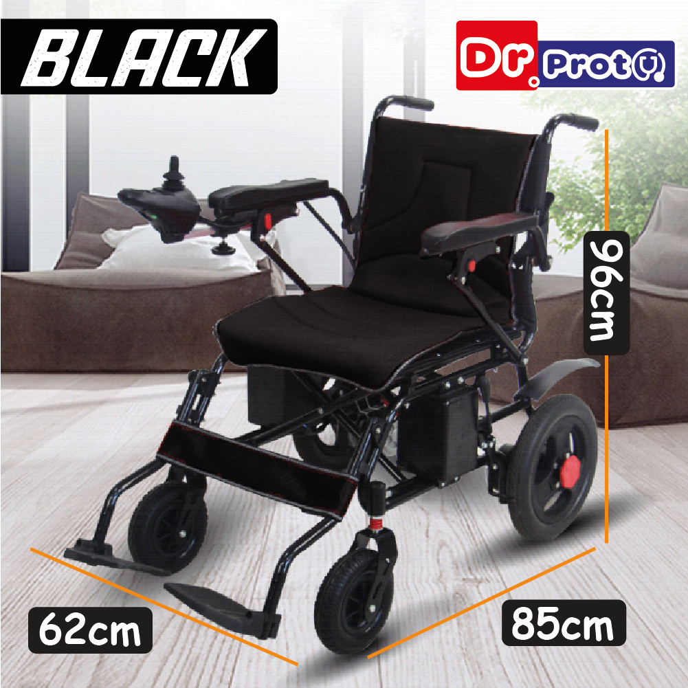 Kerusi Roda Elektrik Wheelchair Electric Lightweight Foldable Travel ...