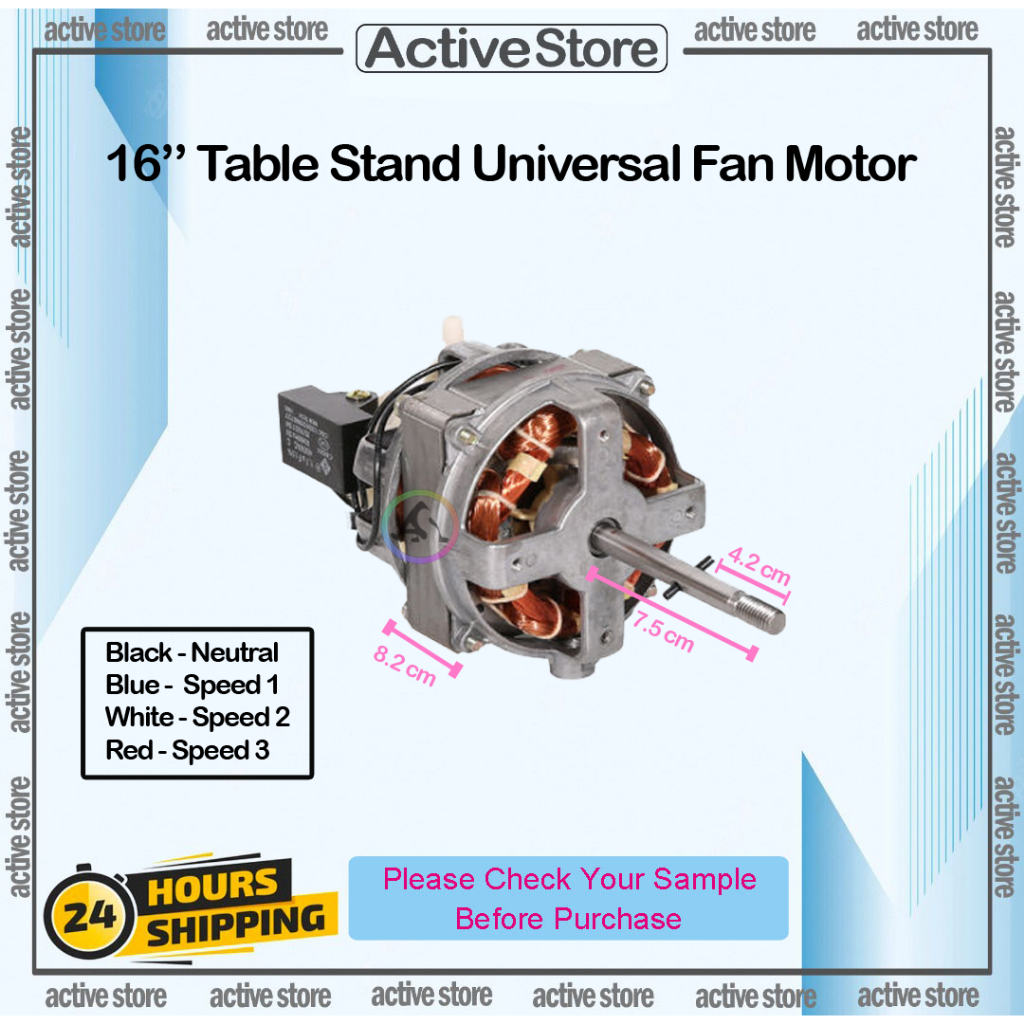 Table Fan Universal Fan Motor / Motor Kipas 16'' | Shopee Malaysia