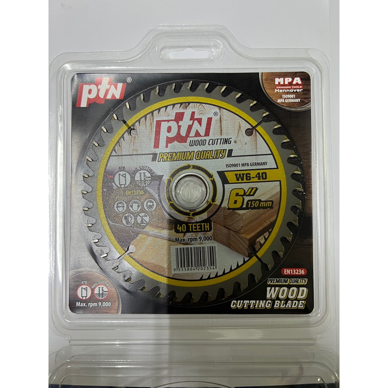 PTN 6'' WOOD CUTTING DISC/WHEEL 6" X 150MM(40 TEETH/60 TEETH) cut ...