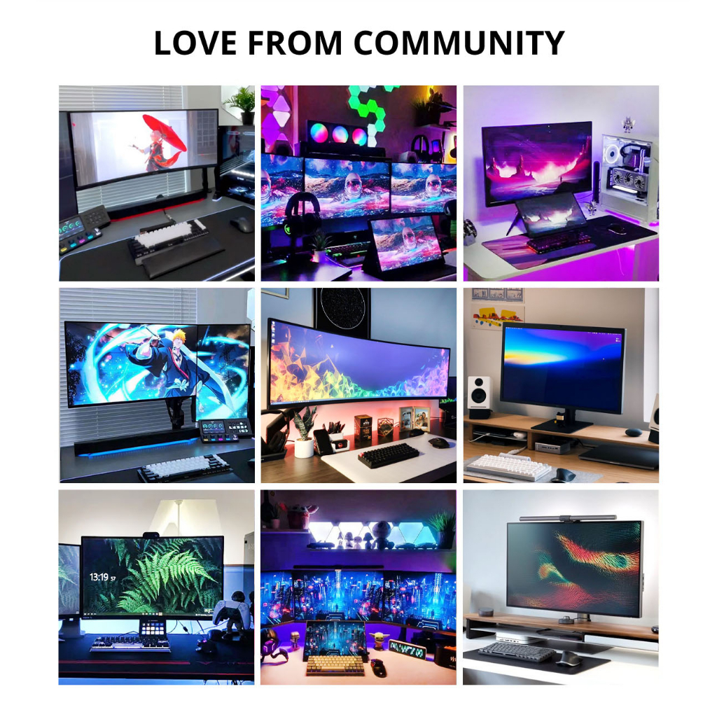 Visionvue Monitor PC 19 22 24 Inch 75HZ 1080P LED Computer Monitor ...