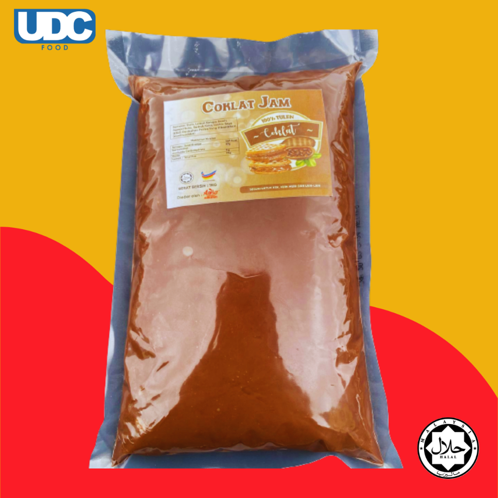 Jem Perisa Coklat/ Chocolate Spread Jam - 1KG [Untuk Waffle, Biskut ...