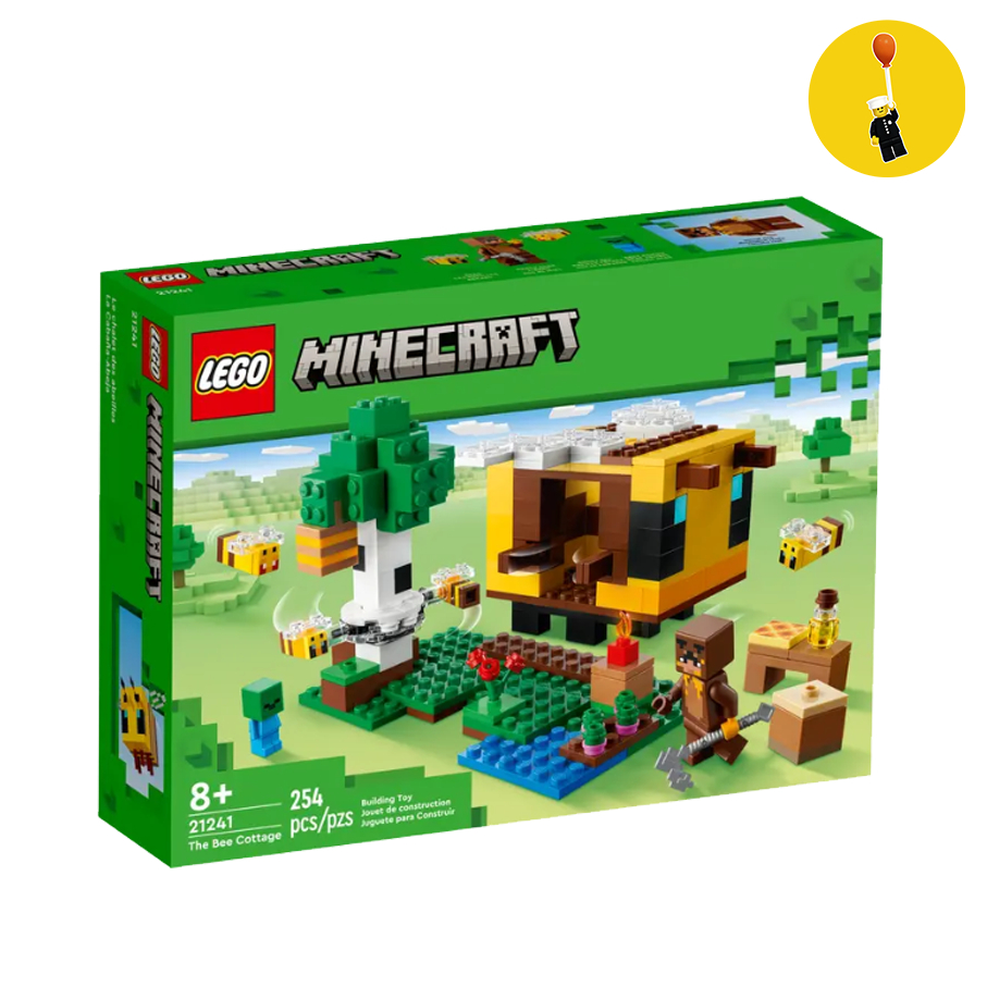 LEGO 21241 Minecraft The Bee Cottage (Condition as photo show) | Shopee ...