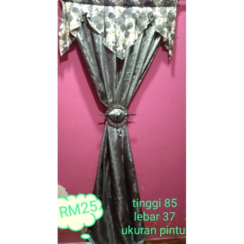 langsir pintu 1 panel | Shopee Malaysia