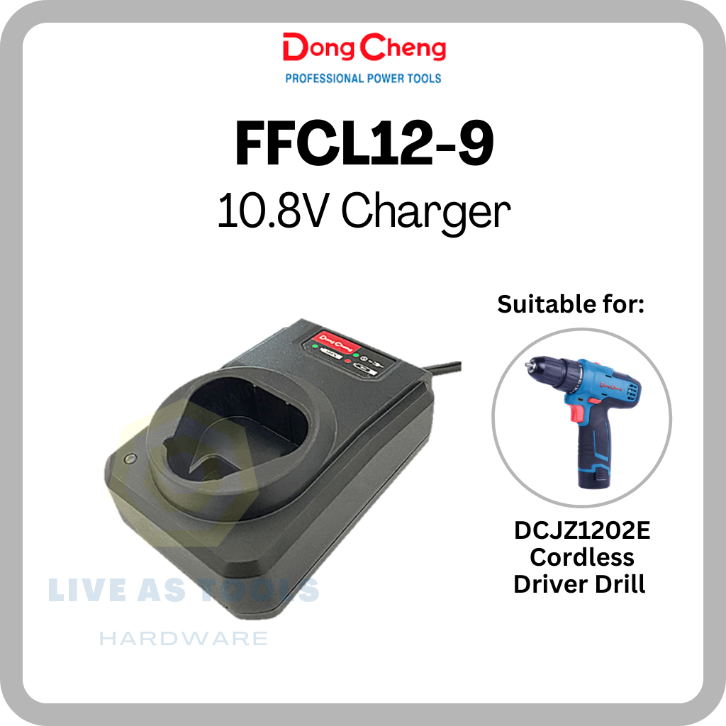 DongCheng DCJZ1202E 10.8v Li-Ion Cordless Driver Drill DCJZ1202 1202 ...