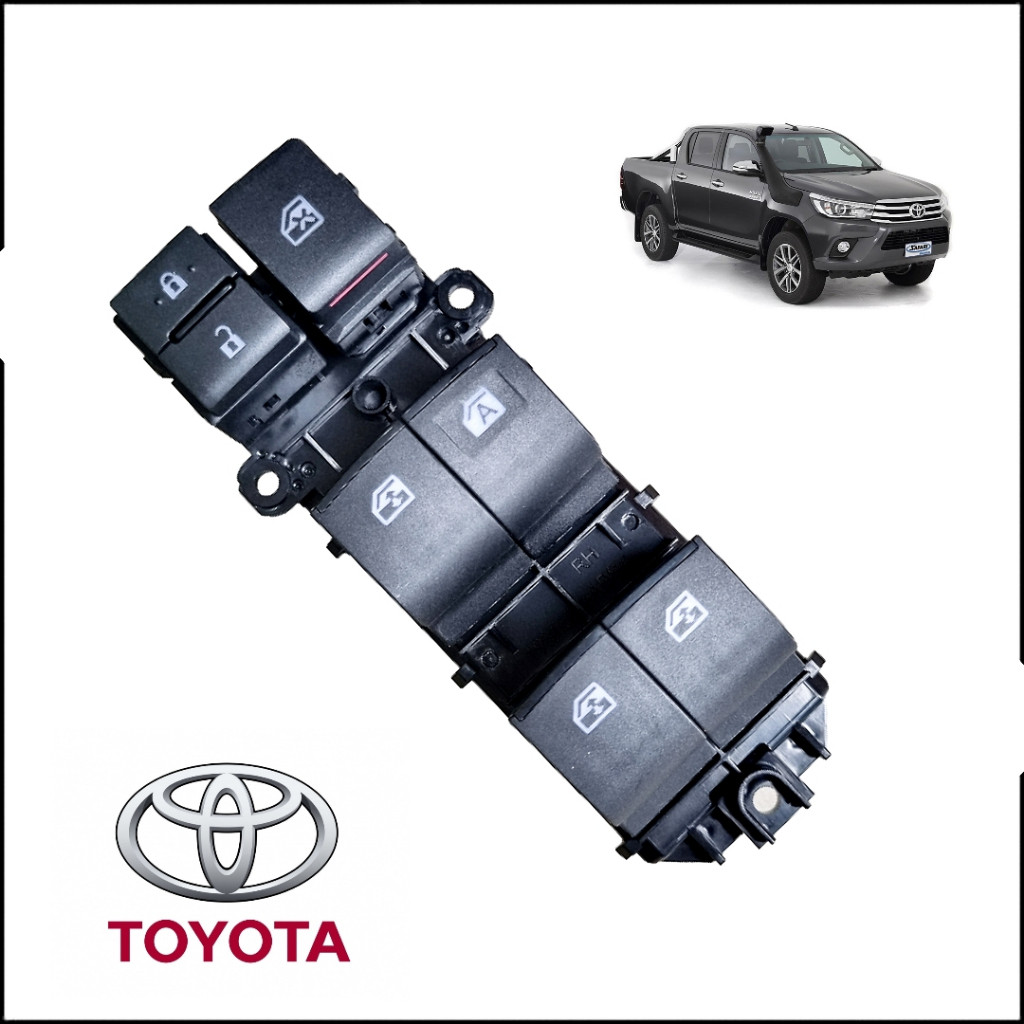 TOYOTA HILUX REVO GUN125 MAIN POWER WINDOW SWITCH (18PIN) | Shopee Malaysia