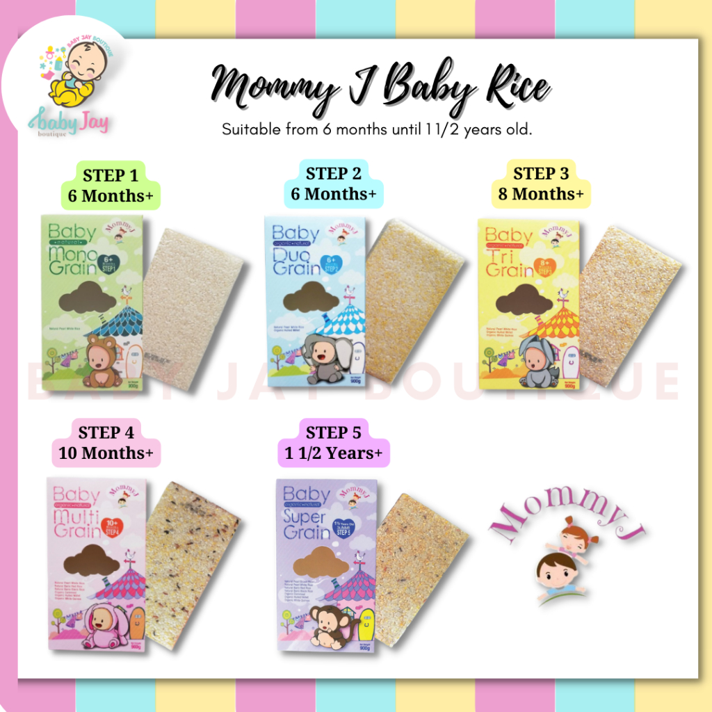 MOMMYJ BABY RICE (STEP 1 - STEP 5) | Shopee Malaysia