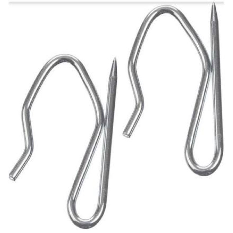 Metal single S sharp hook / CURTAIN HOOK / CANGKUK LANGSIR BESI / HOOK ...