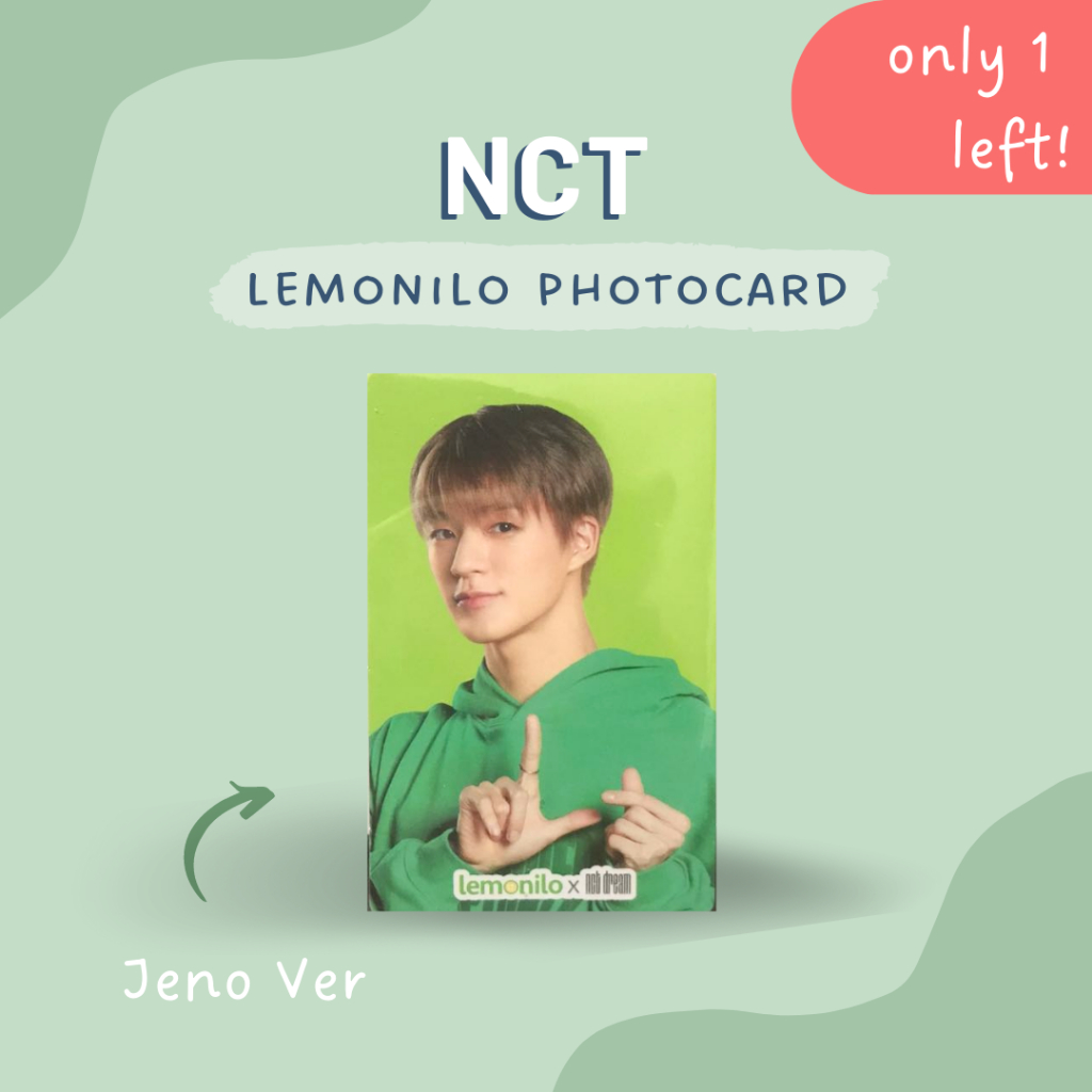 [ READY STOCK ] JENO NCT DREAM X LEMONILO PHOTOCARD | Shopee Malaysia