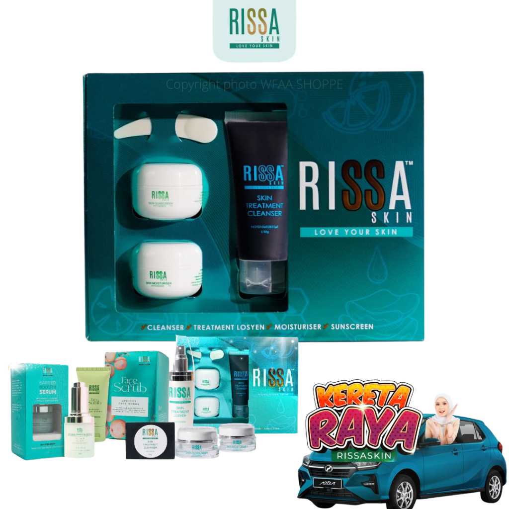 RISSA SKIN Original HQ Skincare 4 in 1 Rissaskin Set Birds Nest ...