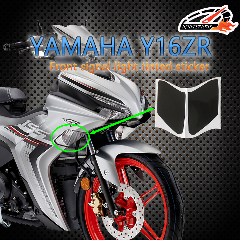 STICKER TINTED LAMPU SIGNAL DEPAN YAMAHA Y16ZR (Kiri/kanan) | Shopee ...