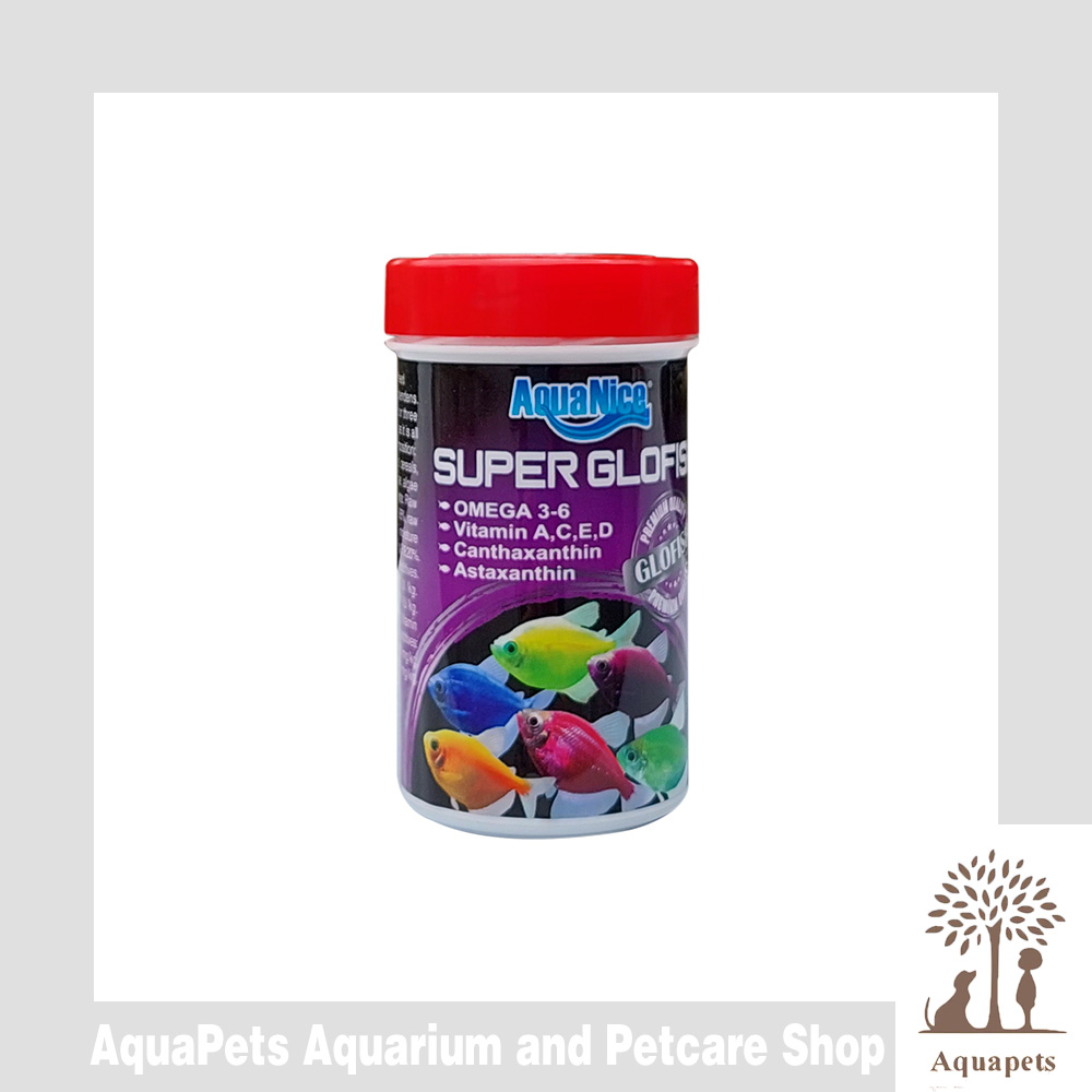 Aquanice Super Glofish Food - 40g / Tetra glofish food / Small fish ...