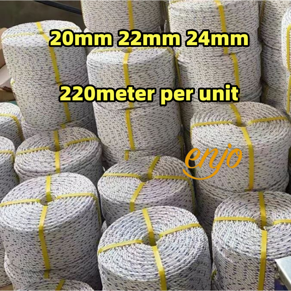 20,22,24 mm (PP ROPE) HIGH QUALITY POLYPROPYLENE SIZE ROPE / TALI PP ...