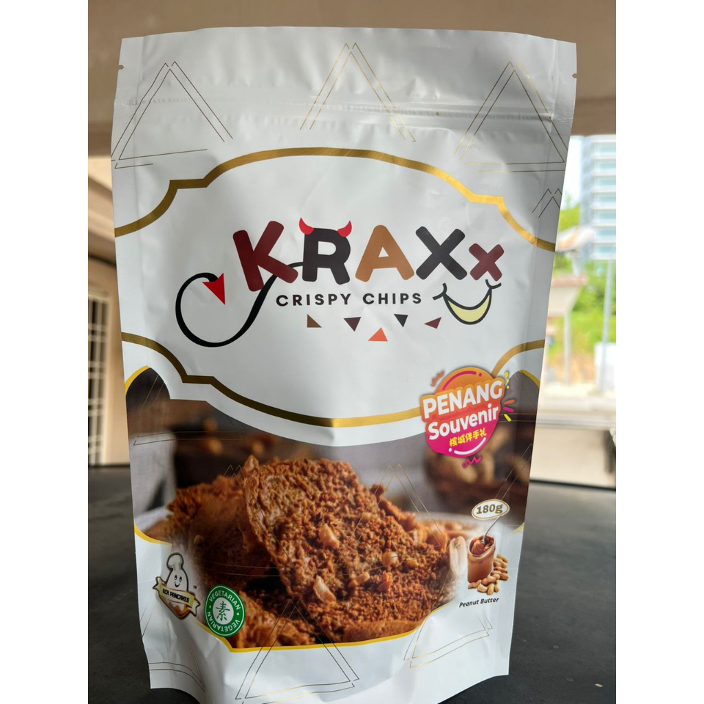 (VEGETARIAN) KRAXx Crispy Chips Peanut Butter Apam Balik Pancake Ban ...