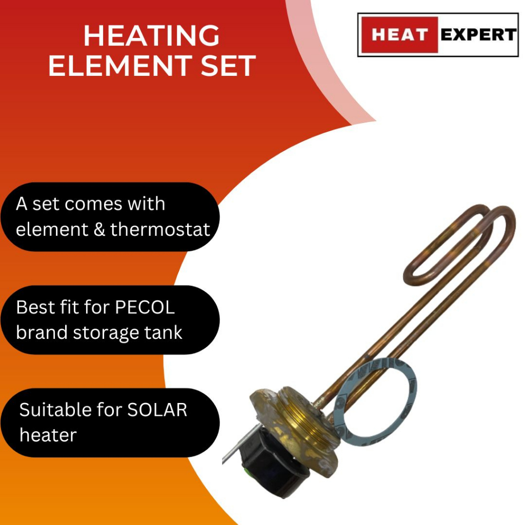 Heating Element & Thermostat for Pecol water tank and Solar System (1 ...