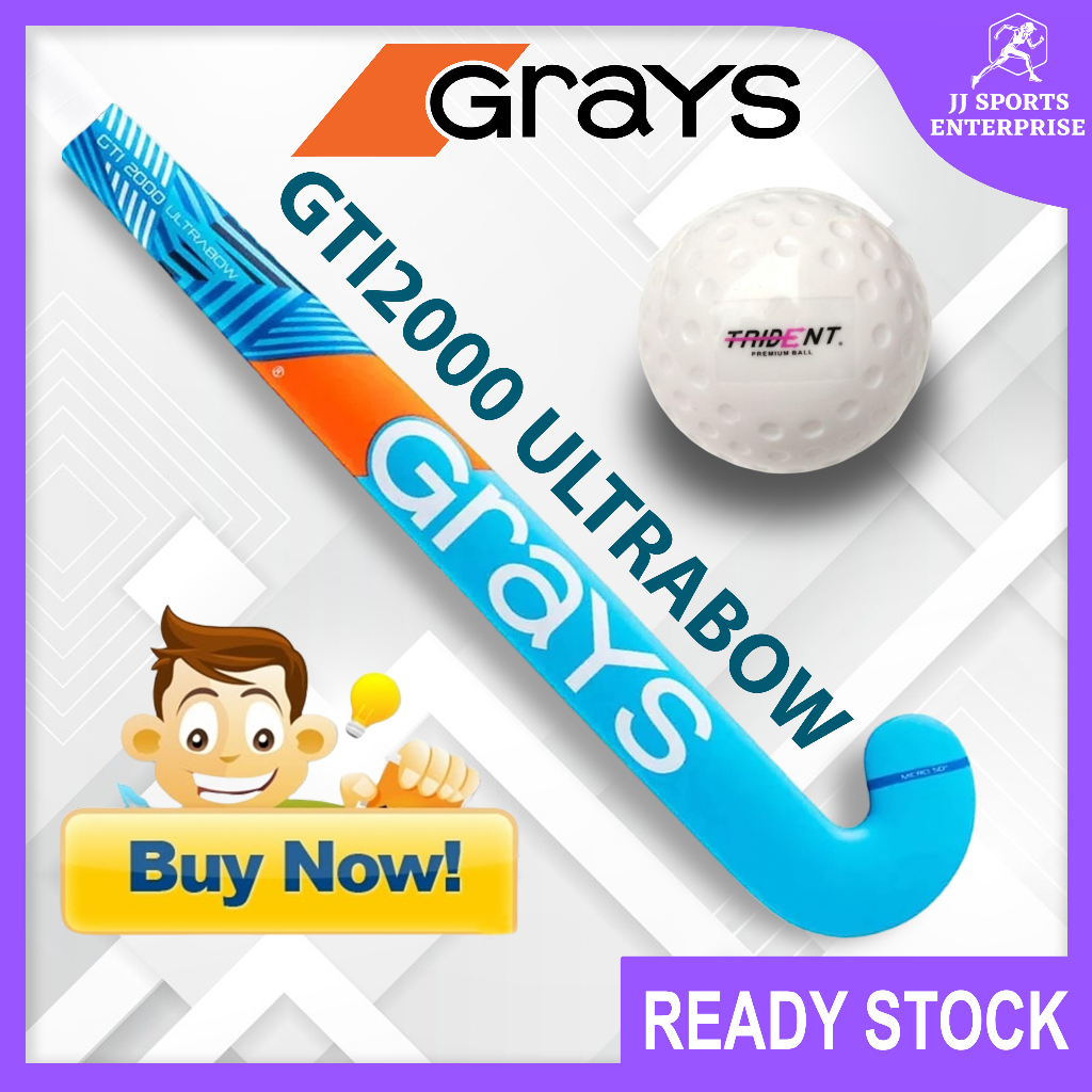 Grays GTI2000 GTI 2000 Ultrabow Indoor Composite Stick Kayu Hoki ...