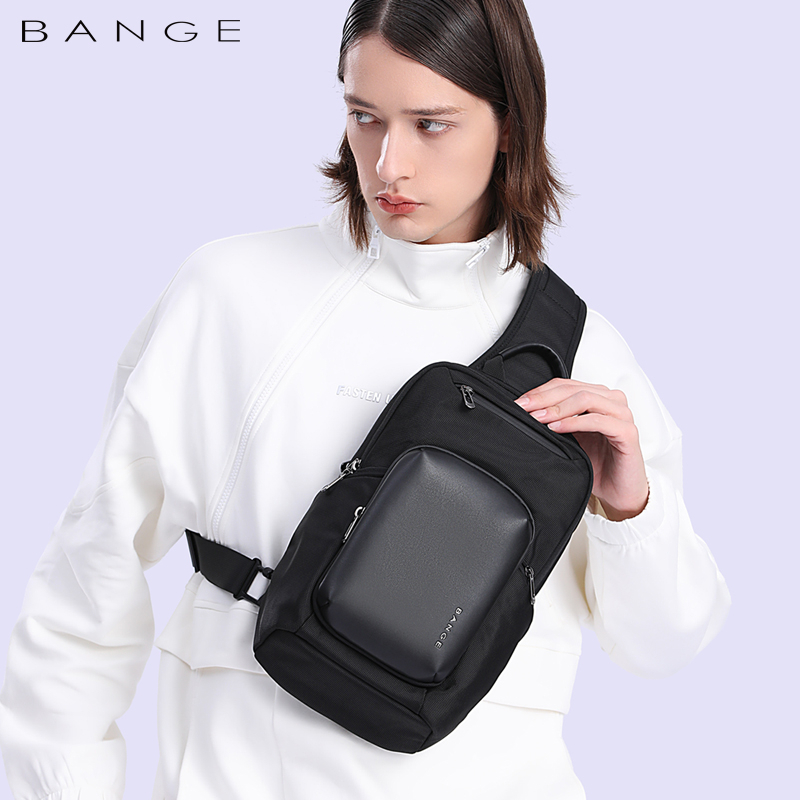 Bange Aero Sling Bag Water-Resistant and Multi Compartment Crossbody ...