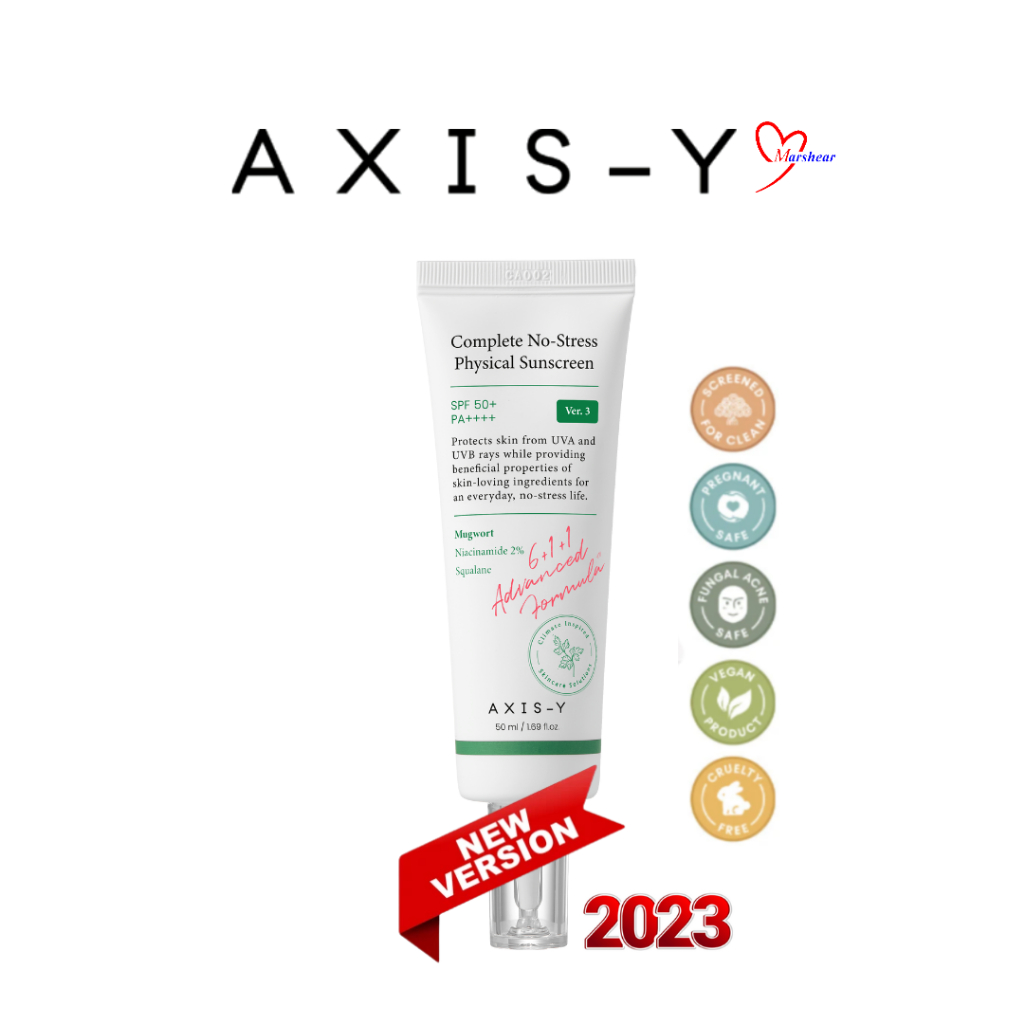Axis-Y Complete No Stress Physical Sunscreen V3 (New Version) / Biome ...