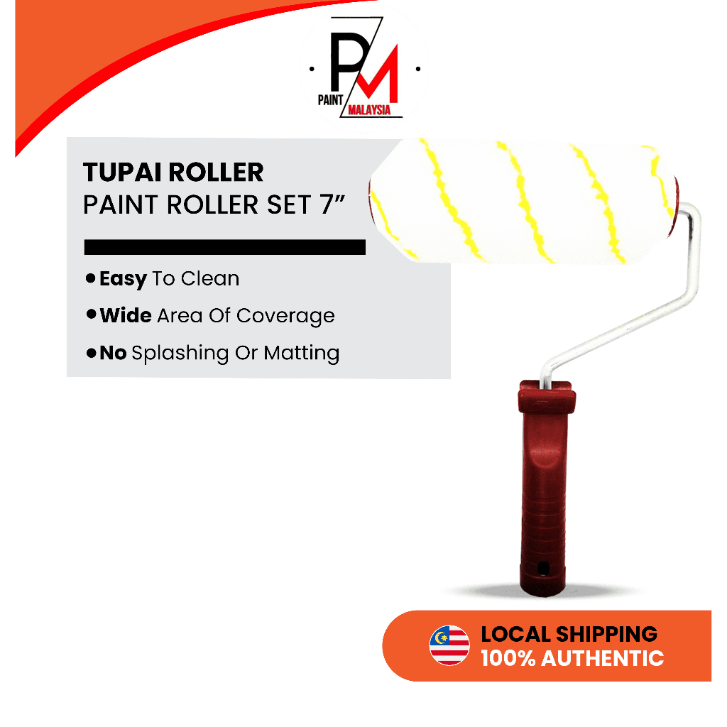 Rollex Professional Paint Roller 7" Roller Refill 7" Tupai Roller ...