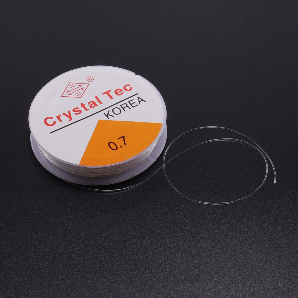 [5-10METERS] TRANSPARENT MINI ROLL CRYSTAL BRACELET DIY ELASTIC STRING ...