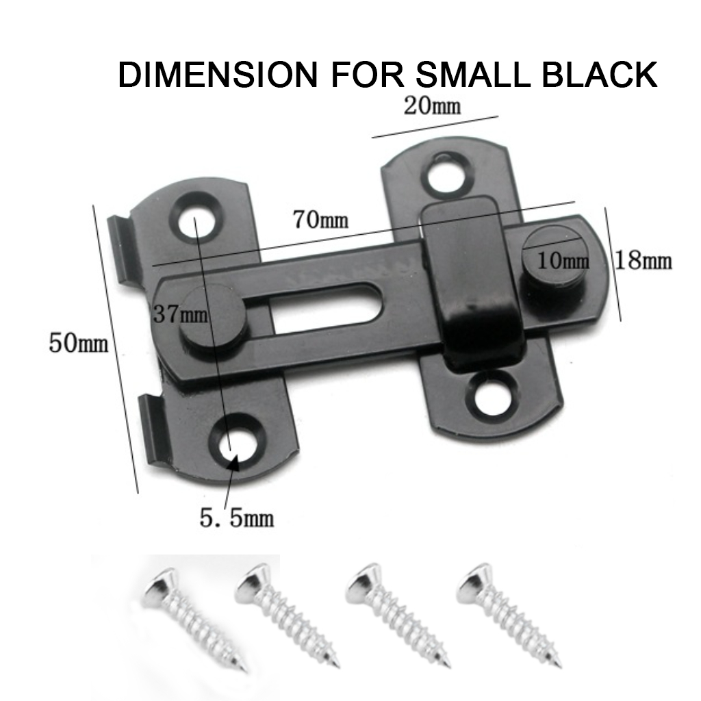 Home King Stainless Steel Hasp Swivel Bolt Door Latch for Sliding ...