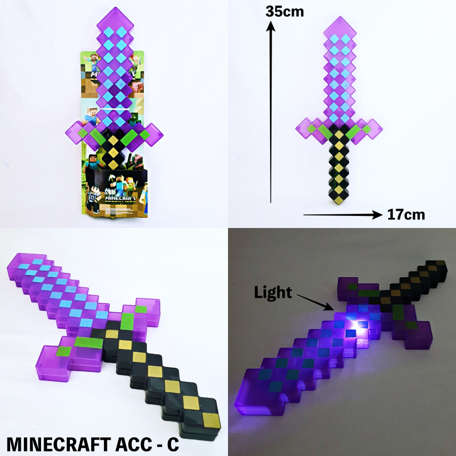 MY WORLD MINECRAFT ACTION FIGURE ACCESSORIES TOY KIDS PLAY SET | Shopee ...