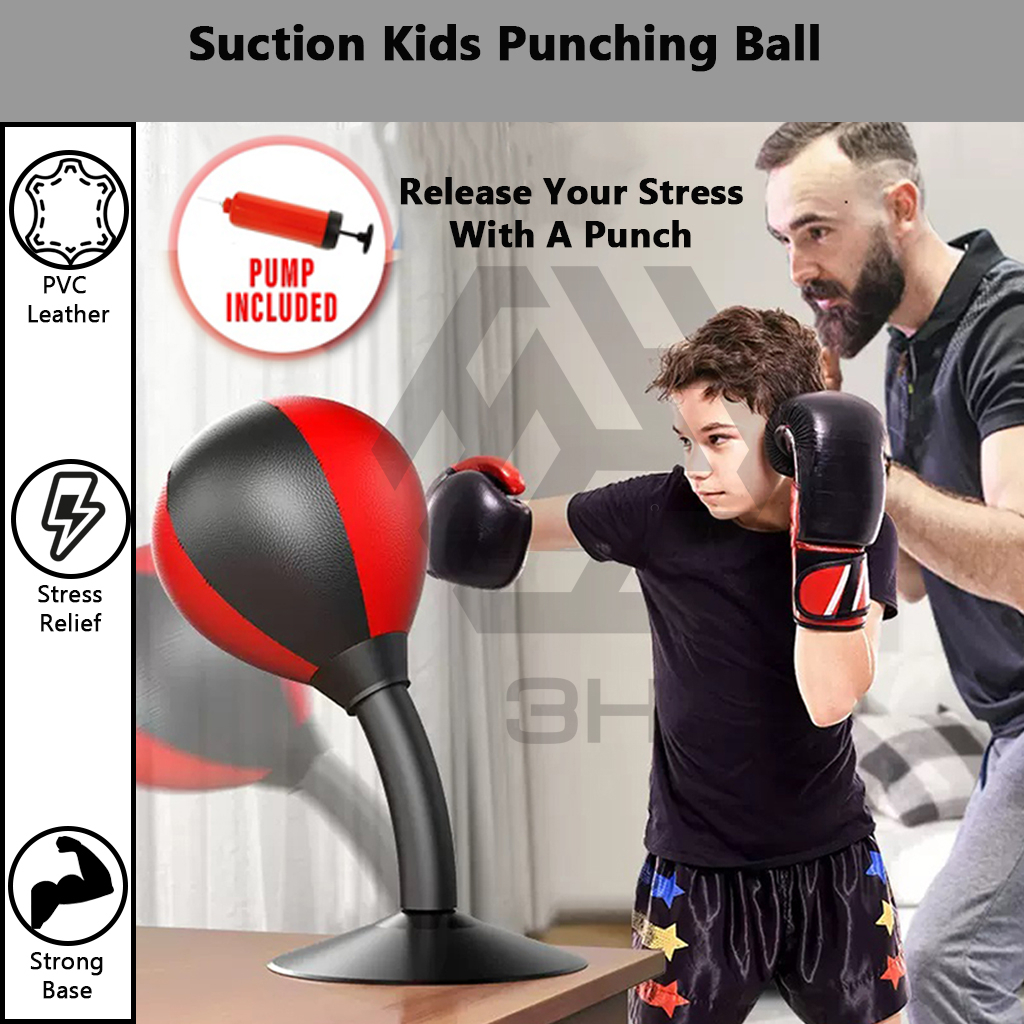 3H Desktop Punching Ball with Strong Suction Cup Speed Ball Boxing ...