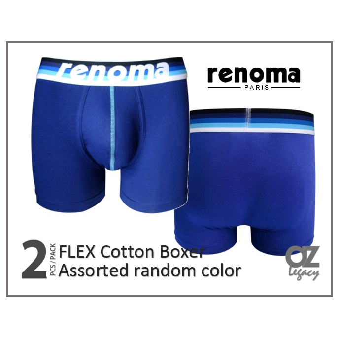 RENOMA FLEX-Cotton Original Two Euro Boxer Brief Flex Cotton (REX9732A ...