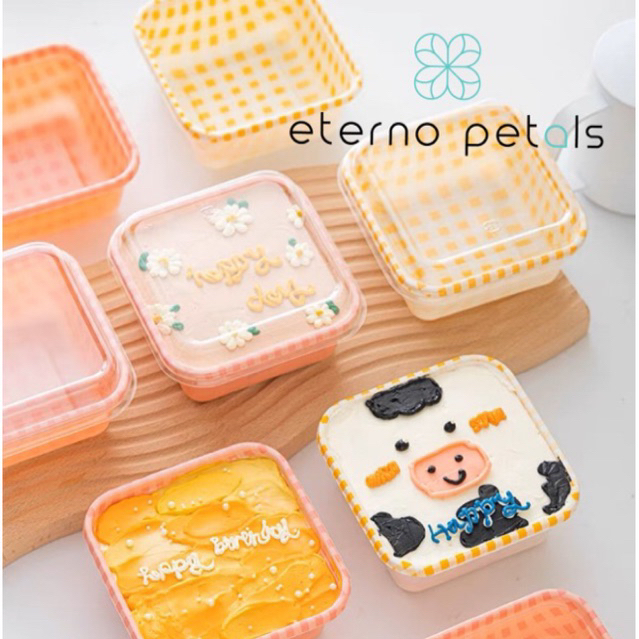 25 psc wholesale Pack - Mini Cake dessert / Bento plastic /PET cake ...