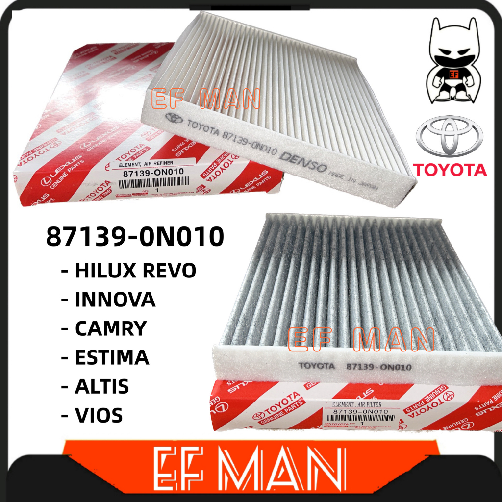 CARBON TOYOTA HILUX REVO VIOS CAMRY ESTIMA CABIN AIR COND FILTER ...