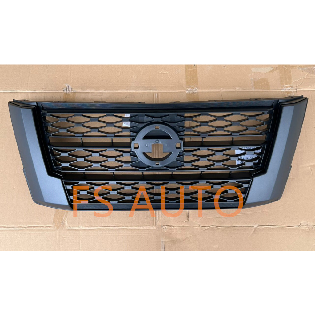 Nissan Navara Pro4x Np300 2021-2022 Grille Matt Black Front Grill Depan ...