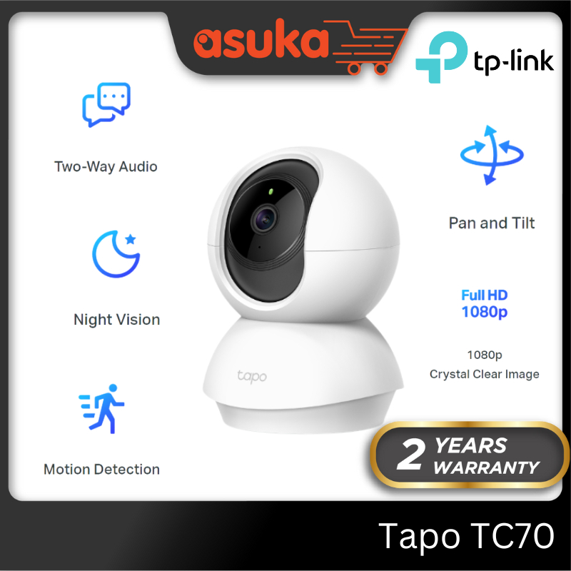 TP-Link TC70 Pan/Tilt Home Security WiFI Camera | Shopee Malaysia