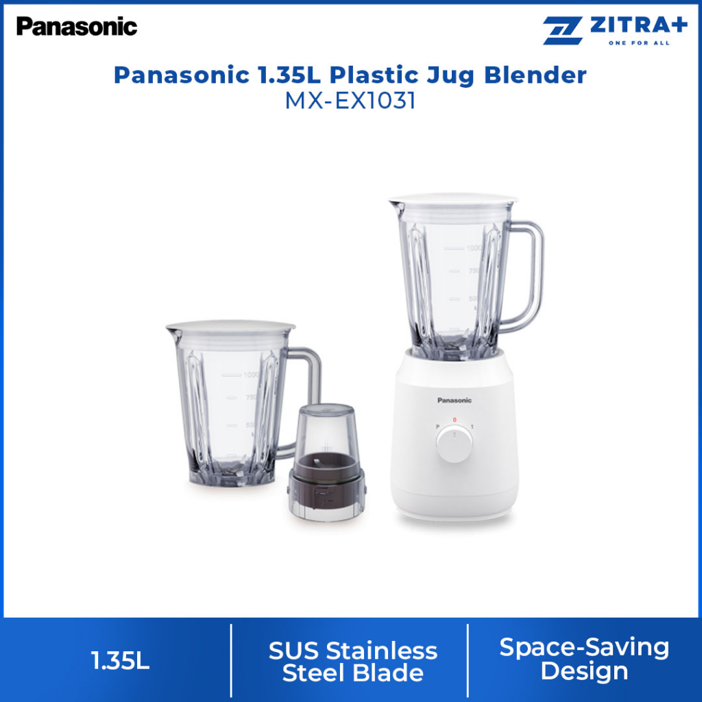 Panasonic 1.35L Plastic Jug Blender MX-EX1031 | Safety Lock | Thermal ...