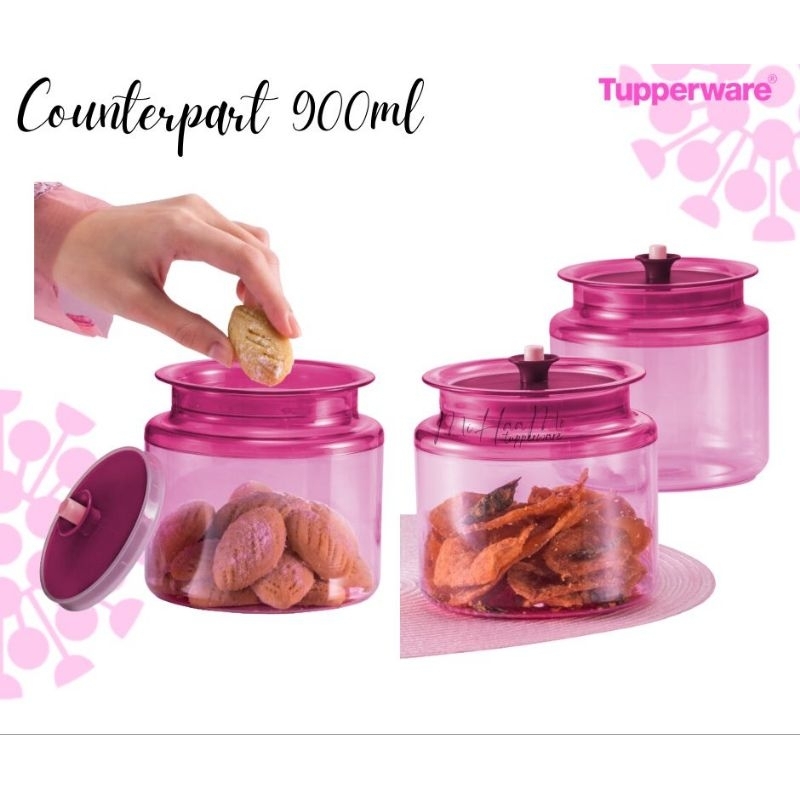 Tupperware Counterpart Balang Kuih Kedap Udara Air Tight Cookie Jar ...