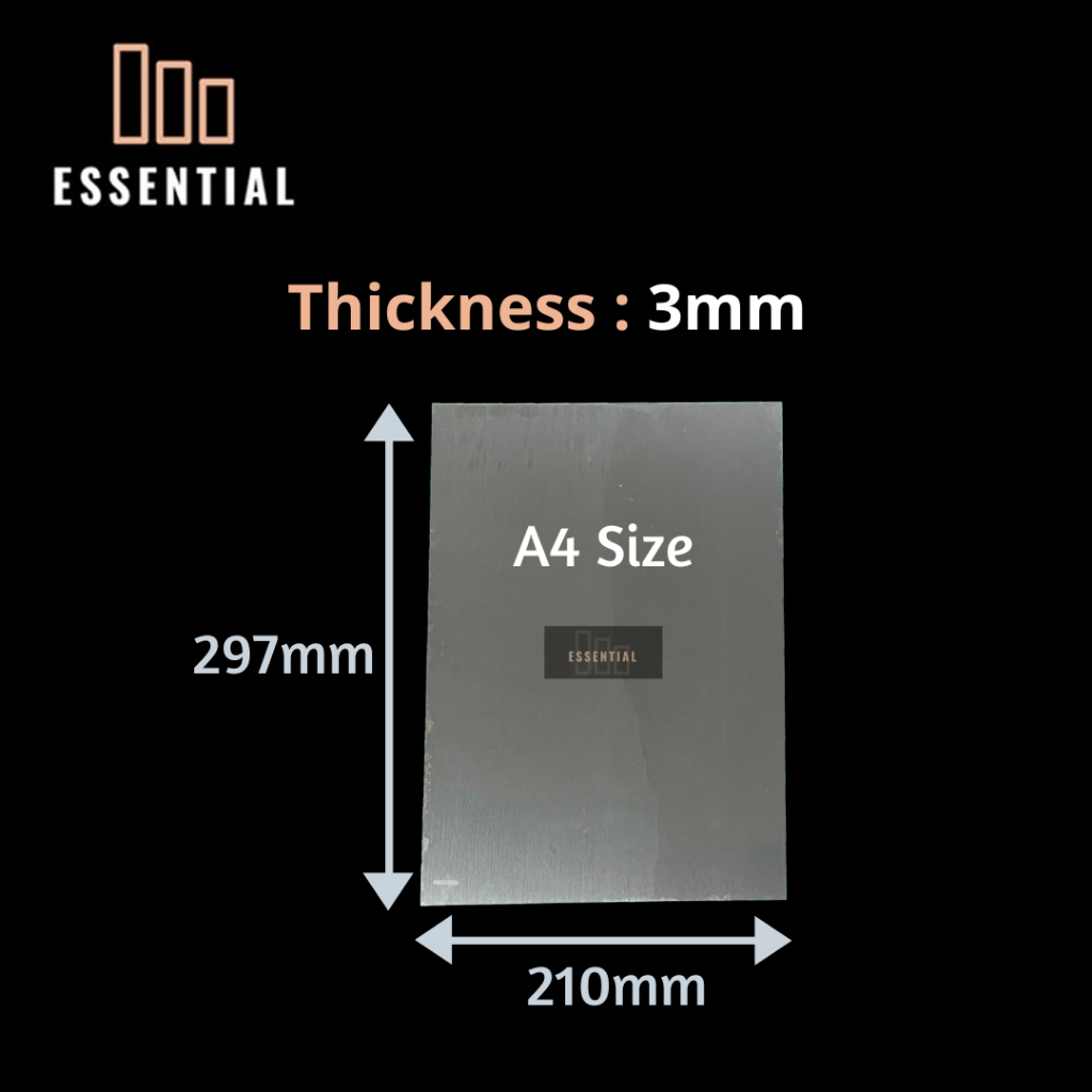 A4 A3 A2 size Aluminium Plate Papan Aluminium Sheet Metal 1mm 1.5mm 2mm ...