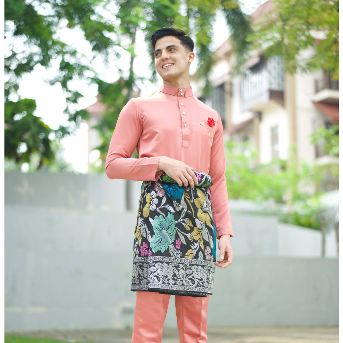 MJESTIC Baju Melayu - Rose Gold | Shopee Malaysia