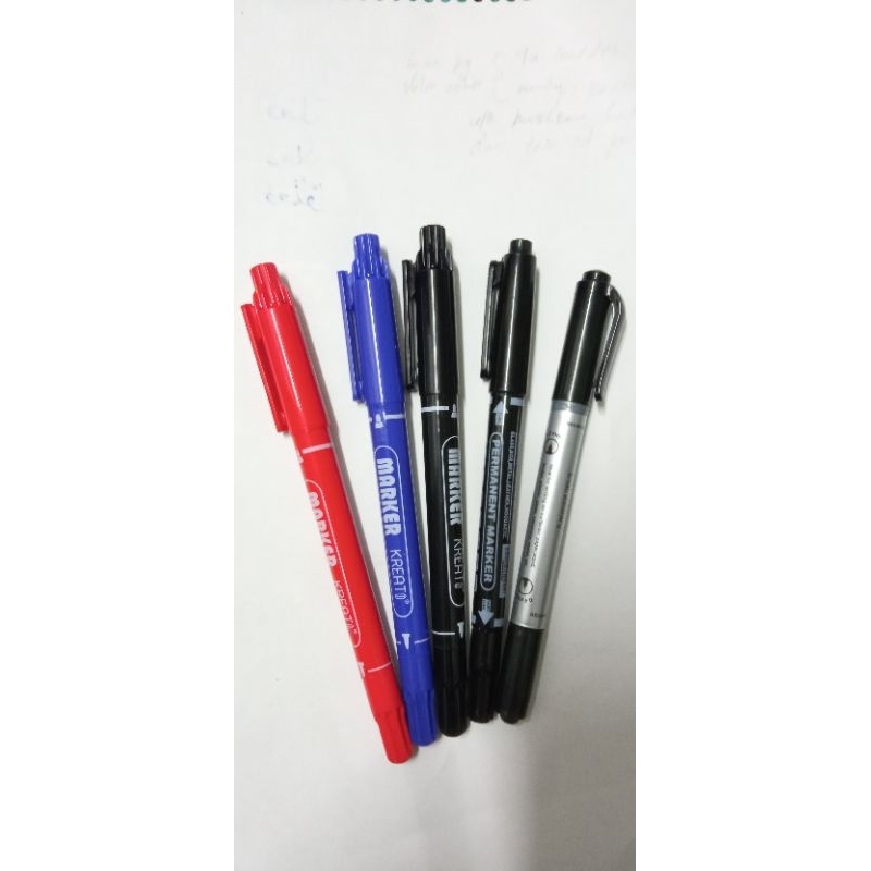 1 BATANG PEN MAKER 2 MATA UNTUK KRAF (WATERPROOF) | Shopee Malaysia