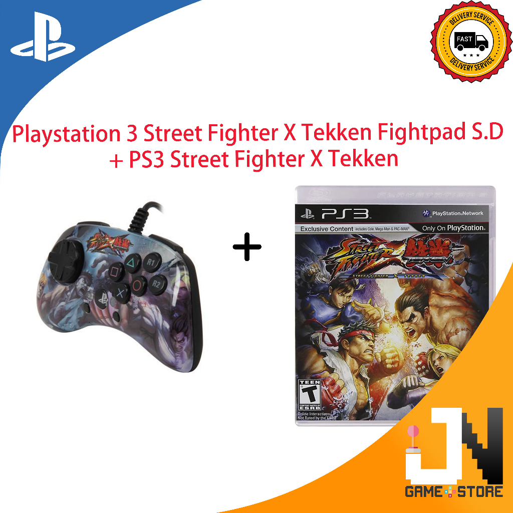 PS3 Street Fighter X Tekken Fightpad SD Bundle Game (NEW) | Shopee Malaysia