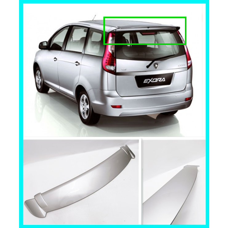 PROTON EXORA 2009-2019 OEM Style ABS Spoiler WITH PAINT(GENETIC SILVER ...